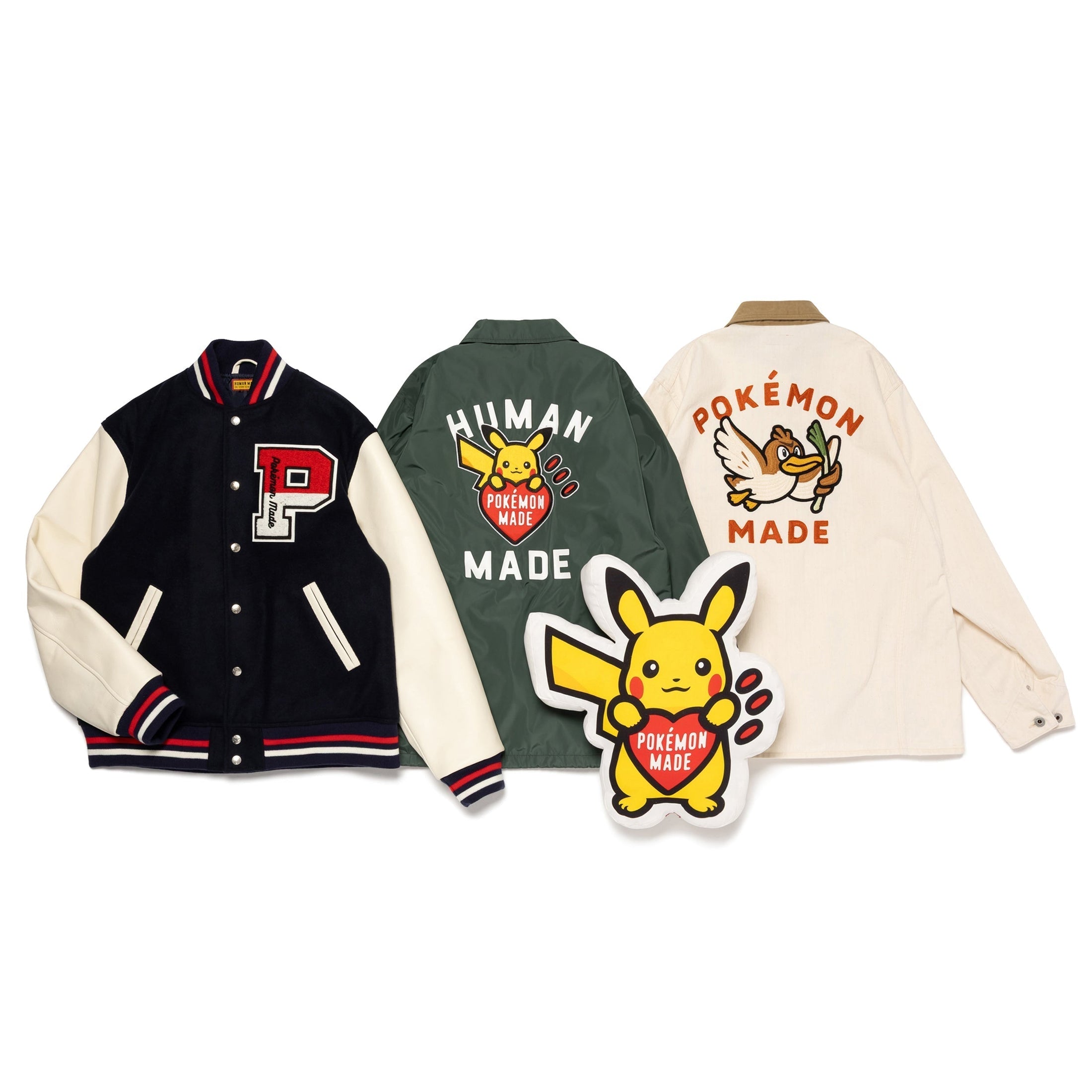 ‘HUMAN MADE x Pokémon’ Collaboration Items Release – HUMAN MADE Inc.